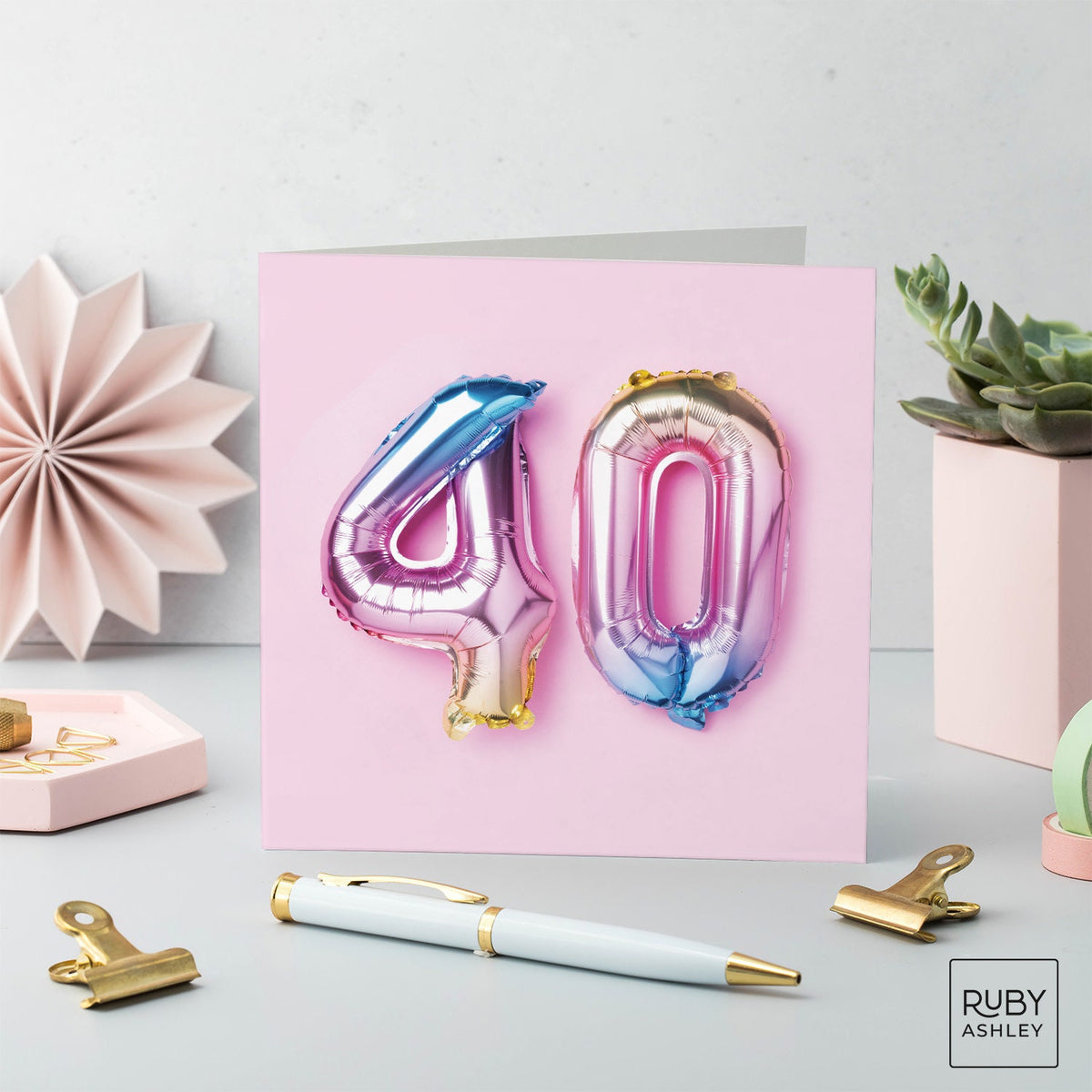 40th Birthday Card For Her - 40th Anniversary Card - Birthday Card For ...